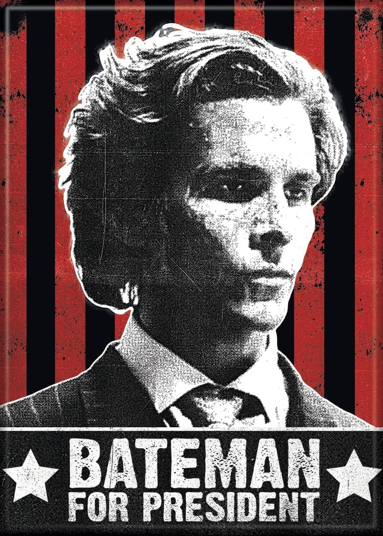 American Psycho Bateman for President 2.5" xs 3.5" Magnet - Walmart.com