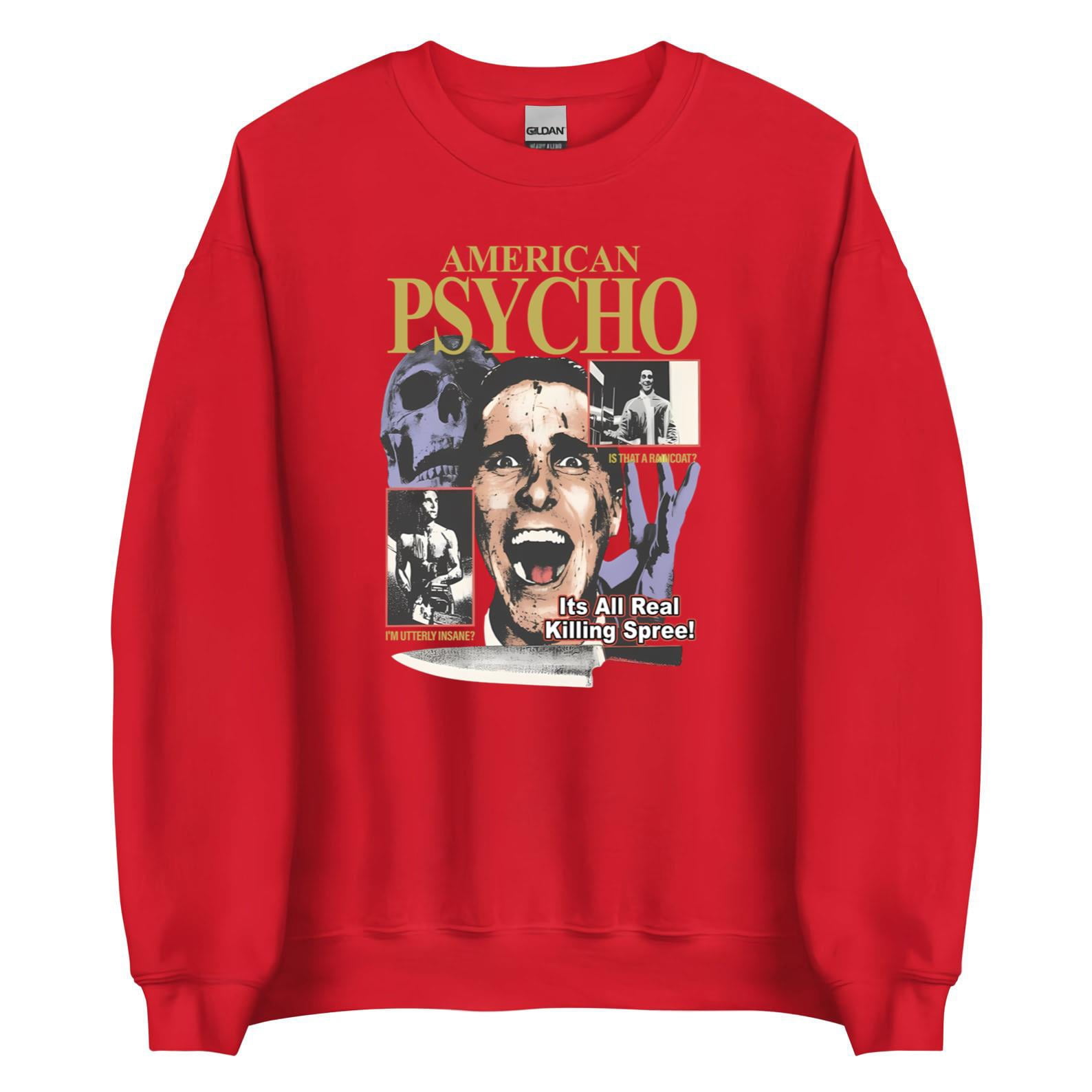 American Psycho Graphic T-Shirt, Retro Horror Movie Bootleg Shirt ...