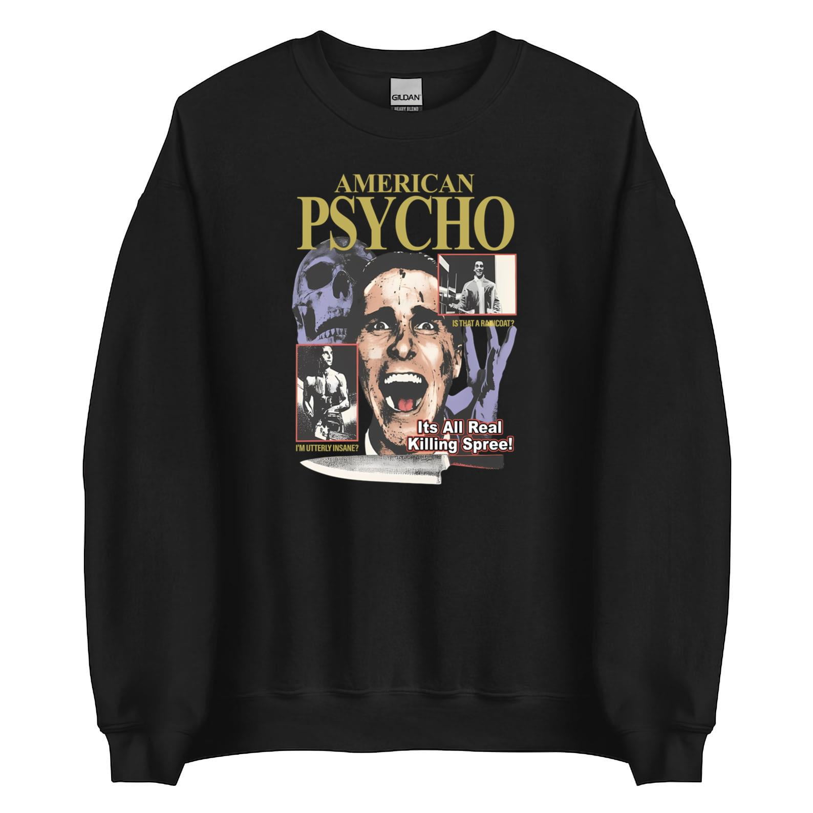American Psycho Graphic T-Shirt, Retro Horror Movie Bootleg Shirt ...