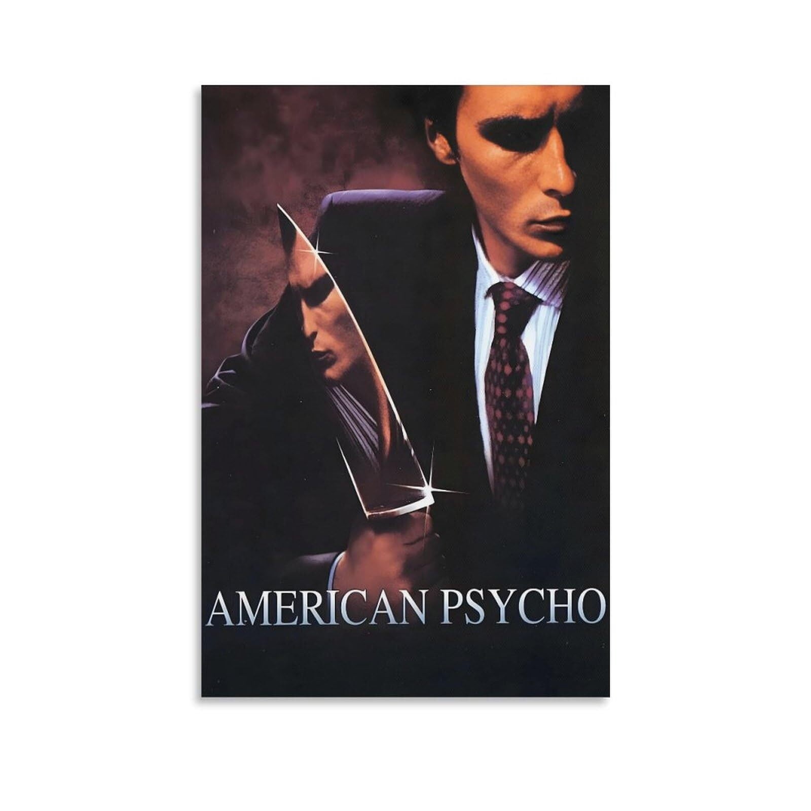 American Psycho Movie A Canvas Art Poster And Wall Art Picture Print ...