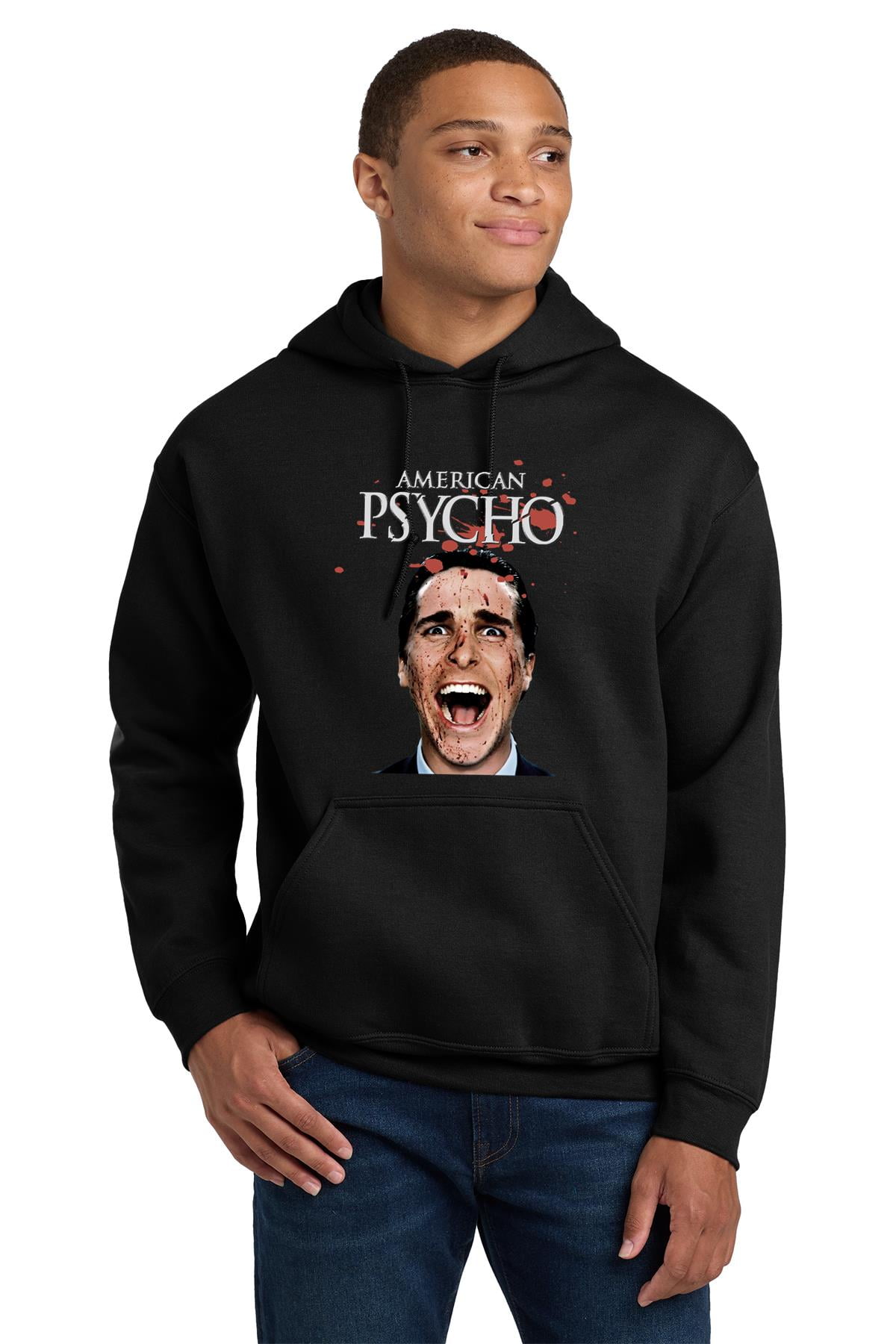 American Psycho Movie Patrick Bateman Horror Hoodie 80s, for men ...