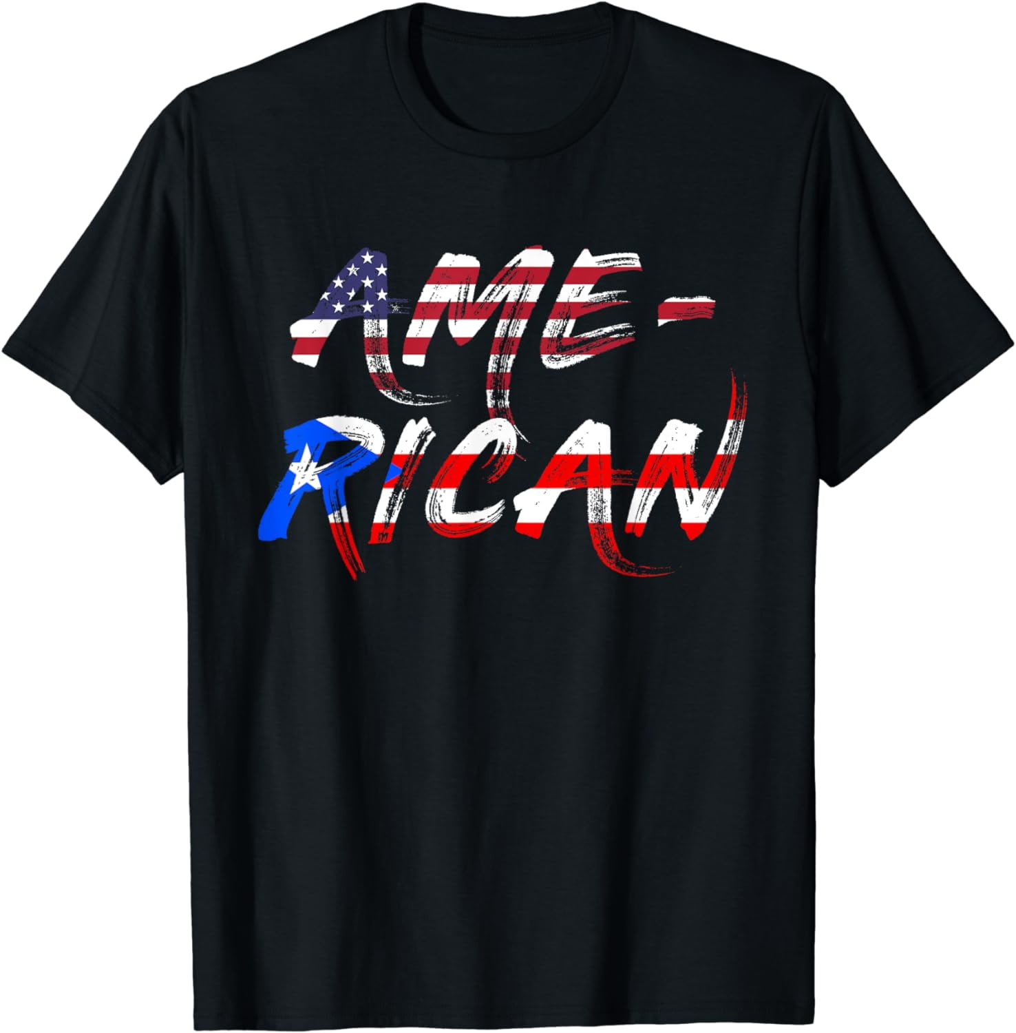 American Puerto Rican T-Shirt USA Puerto Rico Boricua Tee - Walmart.com