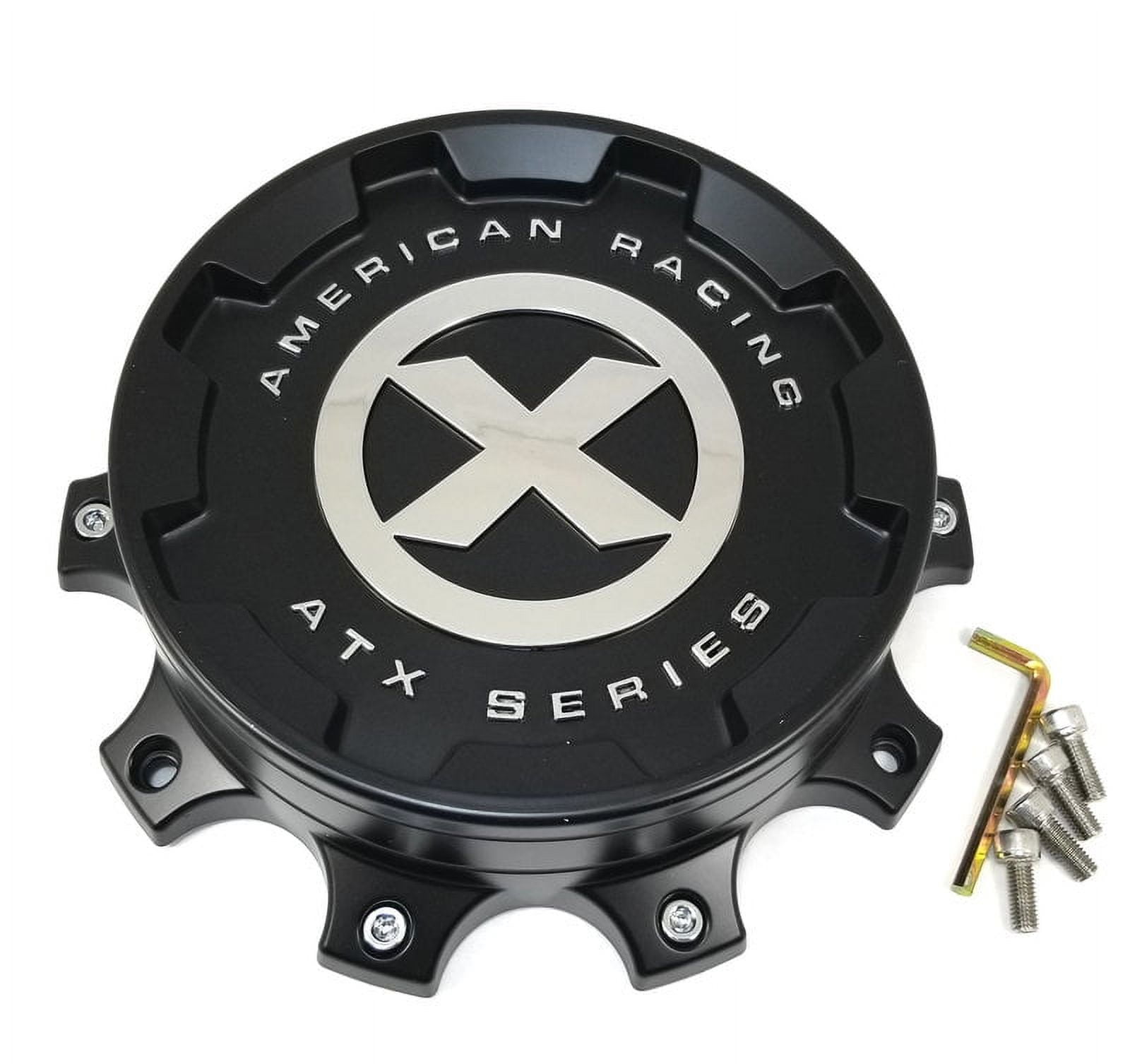 American Racing ATX Series Black 11-1/4" OD Front Screw On Wheel Center ...