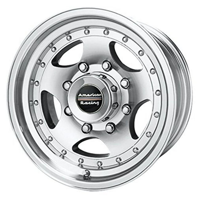 American Racing AR23 Aluminum Rim 16X7in Machined Finish, Wheels Metal ...