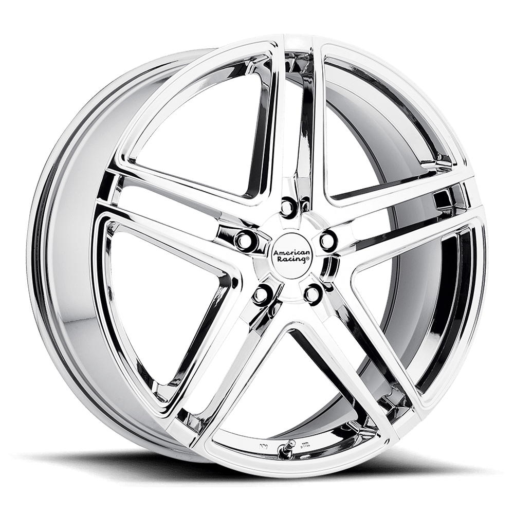 American Racing Cast Aluminum Rim AR907 18X8 5X115 BRIGHT PVD 40MM ...