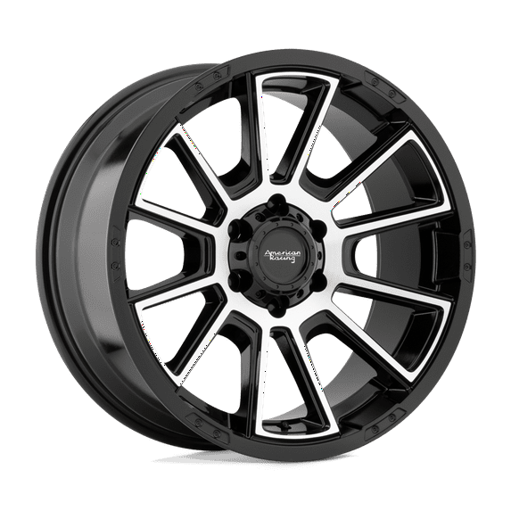 American Racing Cast Aluminum Rim AR933 20X9 5X150 G-BLK MACH 18MM ...
