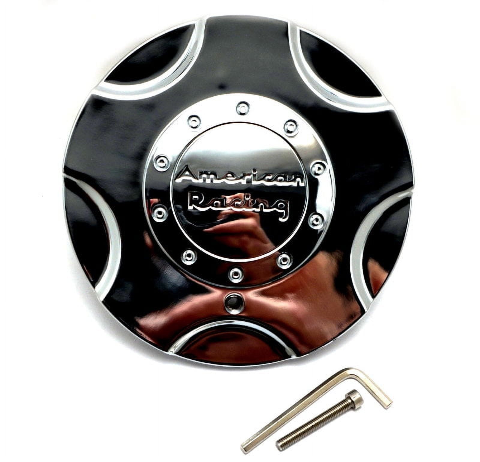 American Racing Chrome Wheel Center Hub Cap for AR608 Matrix - Walmart.com