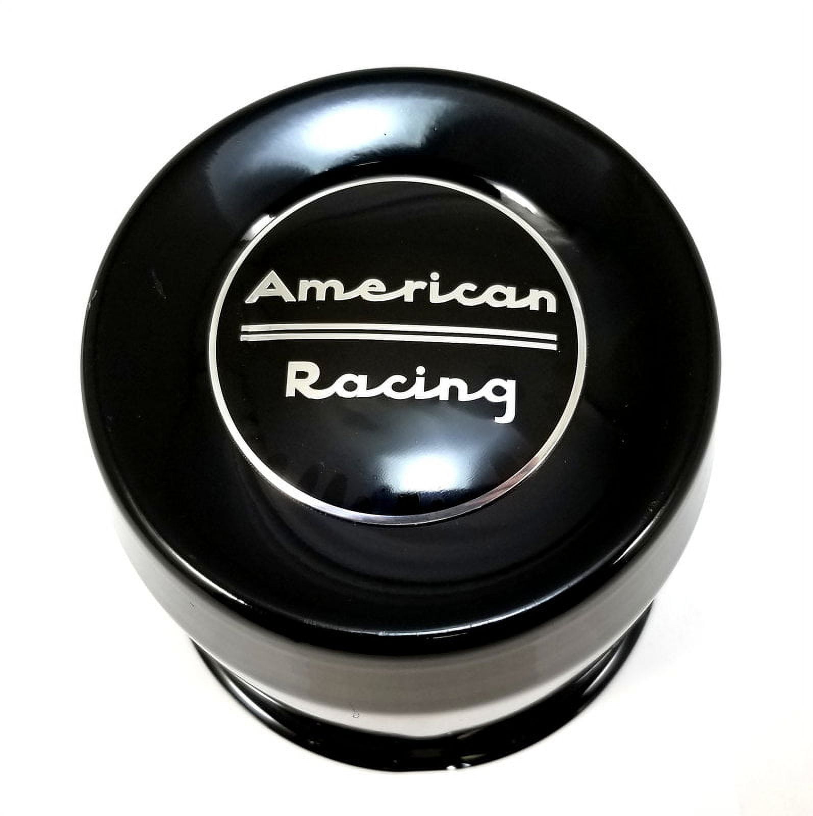 American Racing Gloss Black 5.15'' CB Push Thru Wheel Center Hub Cap 8 ...