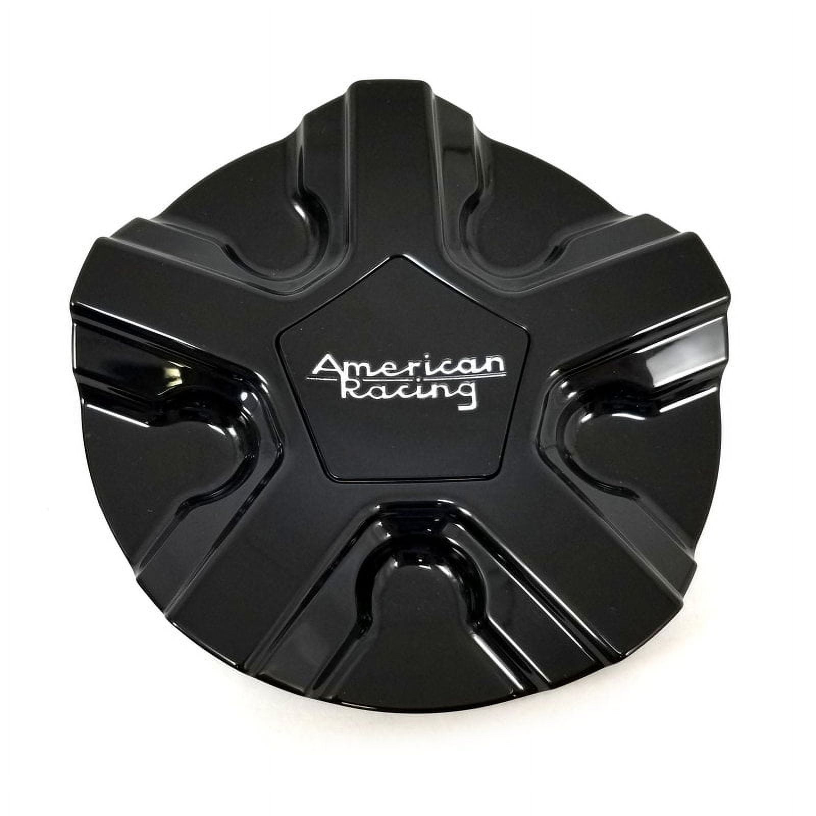 American Racing Gloss Black 6" OD Snap In Wheel Center Hub Cap 5 Lug ...