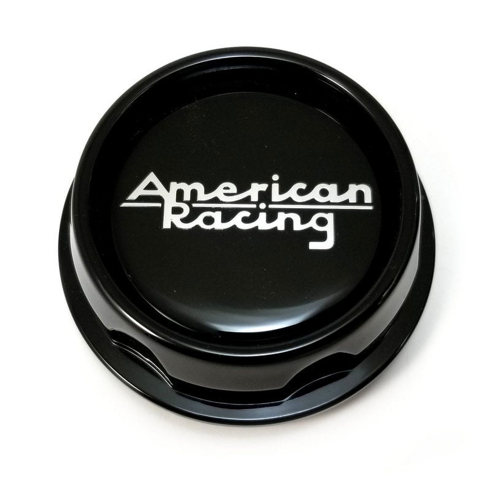 American Racing Gloss Black 78/87.1/106.25CB Snap-In Wheel Center Hub ...