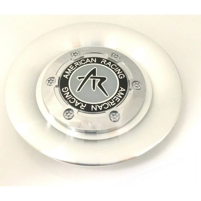 American Racing Machined Wheel Center Hub Cap 5.9" Snap-In for AR95 ...