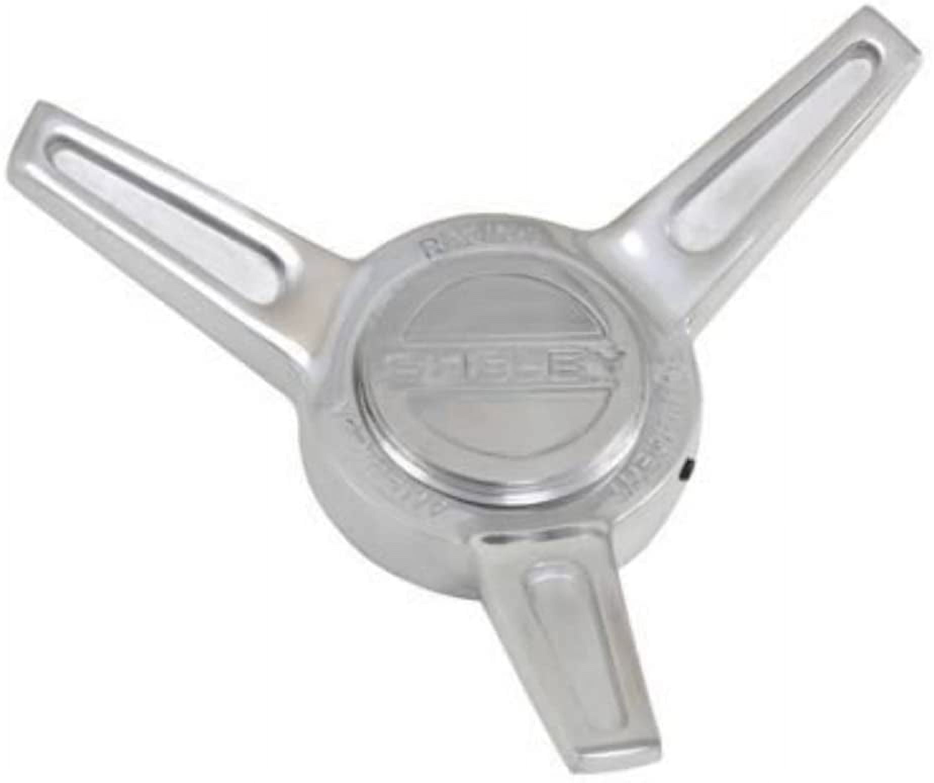 American Racing Shelby Tri-Bar Polished Spinner Wheel Center Hub Cap ...