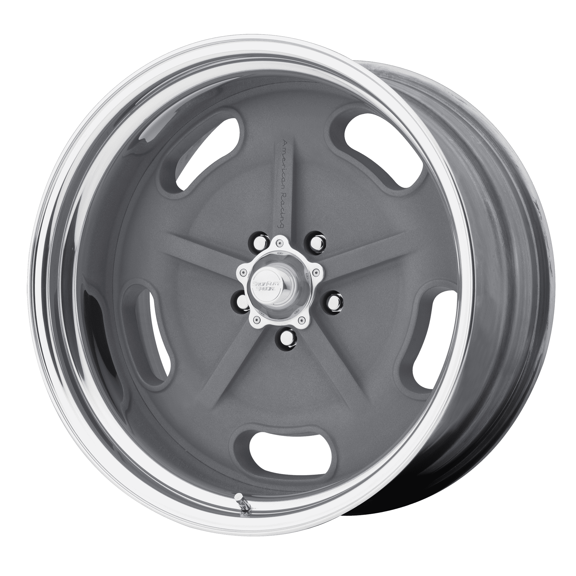 American Racing Salt Flat Special Mag Gray W/ Center Polished Barrel ...