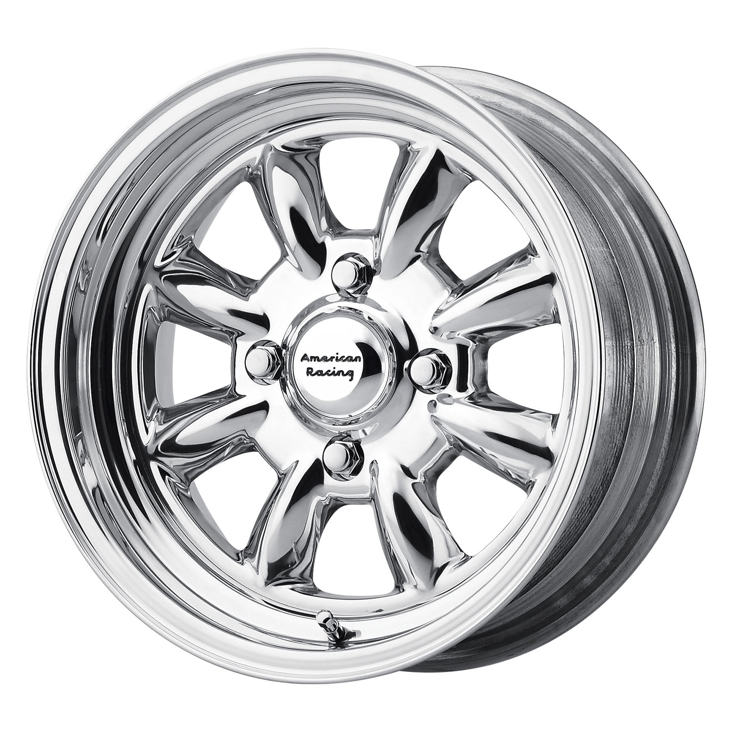 American Racing Silverstone 15x12 0et Polished Wheel - Walmart.com