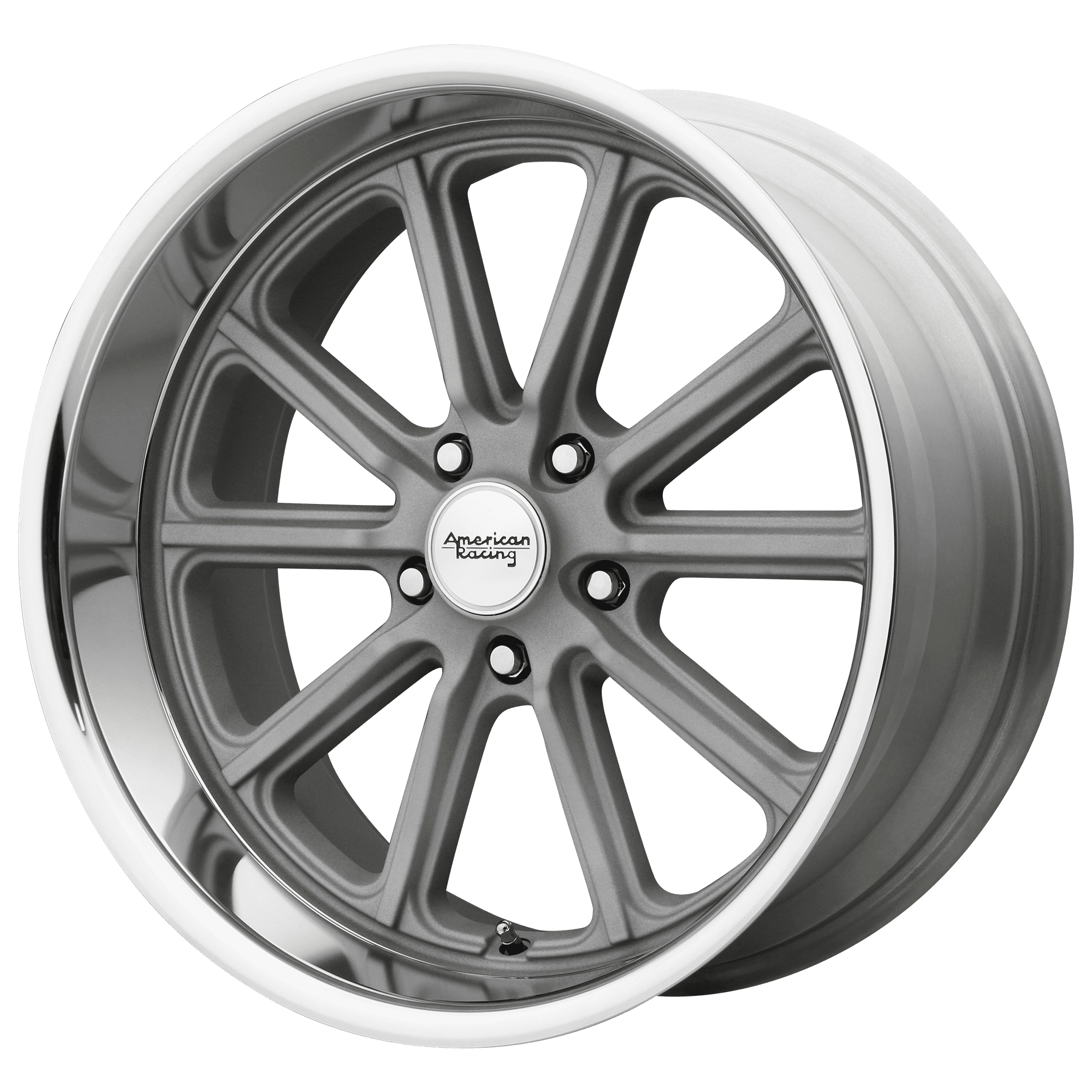 American Racing Vintage Cast Aluminum Rim VN507 17X8 5X4.75 VINTAGE SLV ...