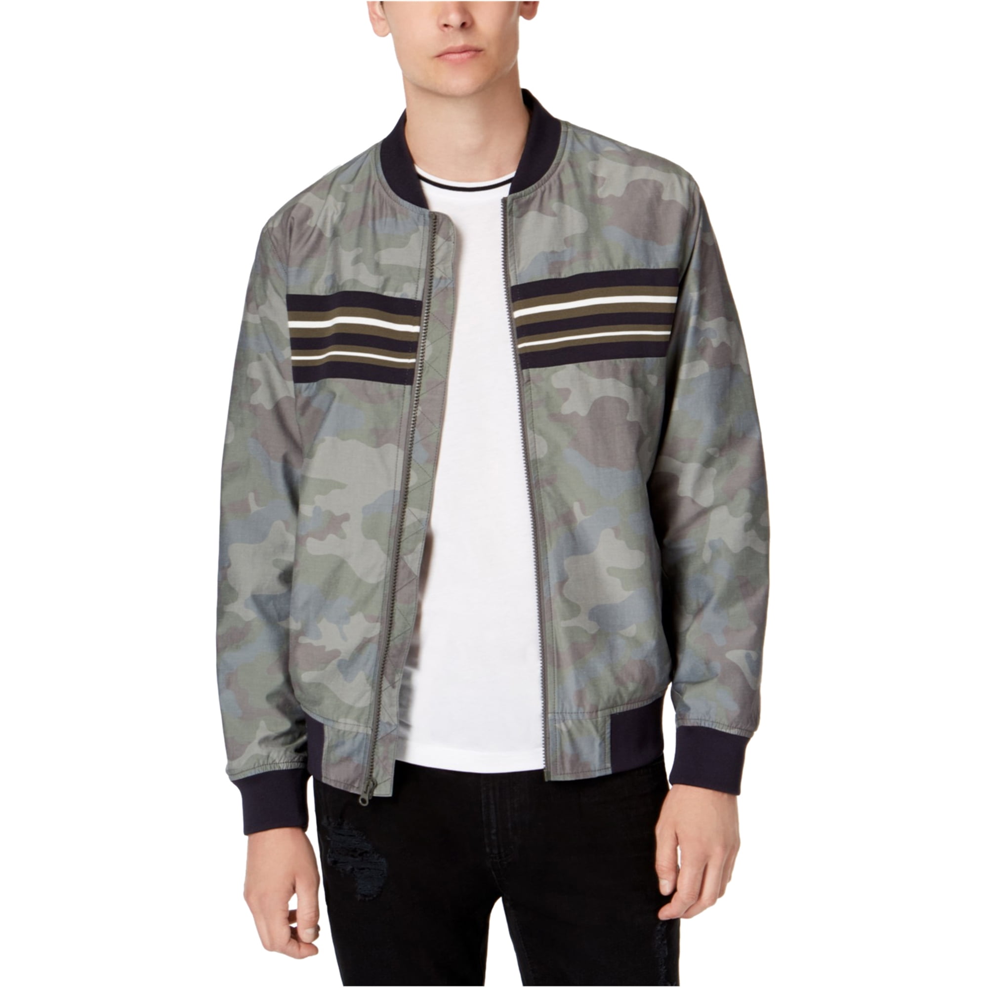 American Rag Mens Camo Bomber Jacket, Green, Small - Walmart.com