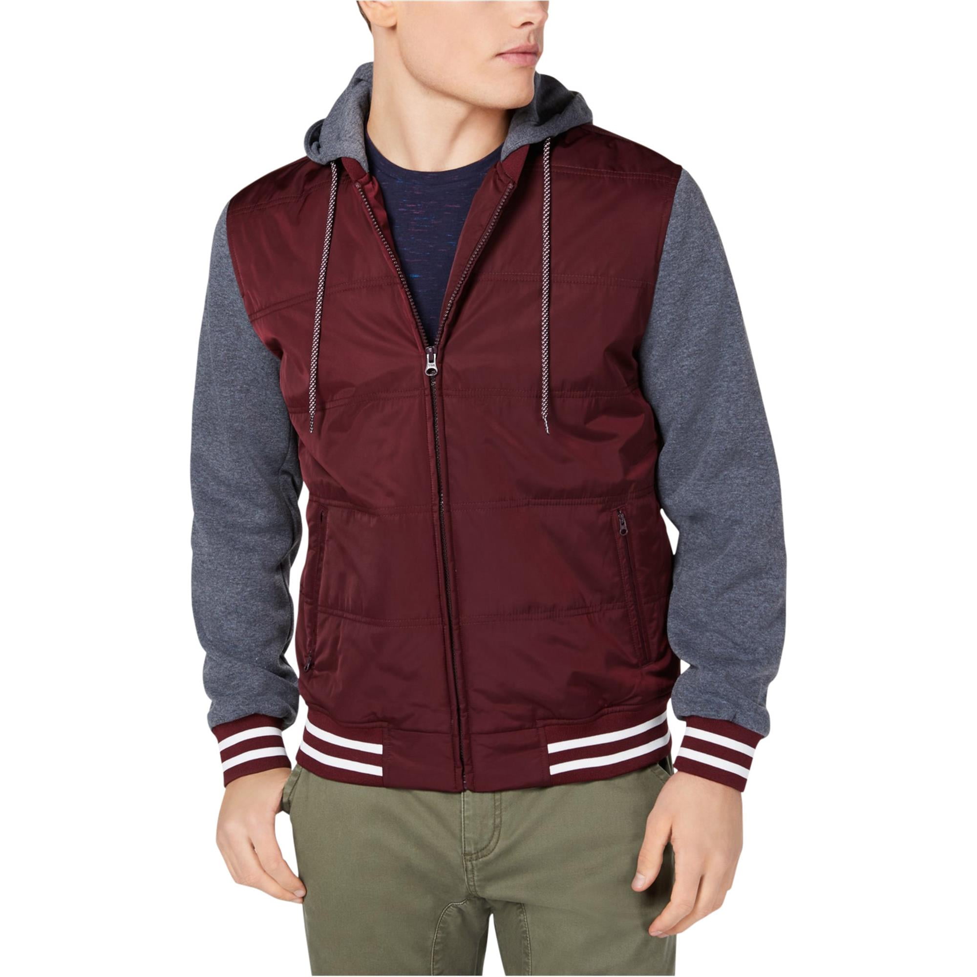 American Rag Mens Colorblocked Jacket, Red, X-Large - Walmart.com