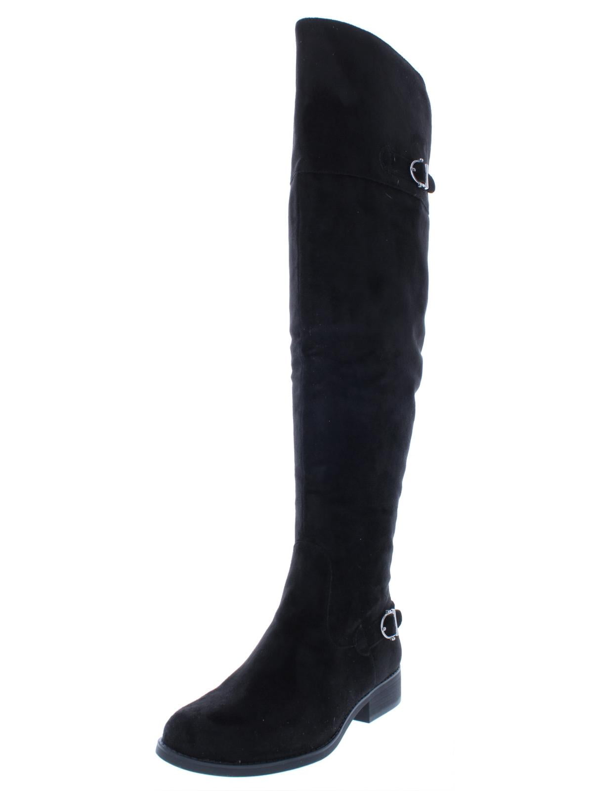 American Rag Womens Adarra Faux Suede Over-The-Knee Boots Black 9 ...