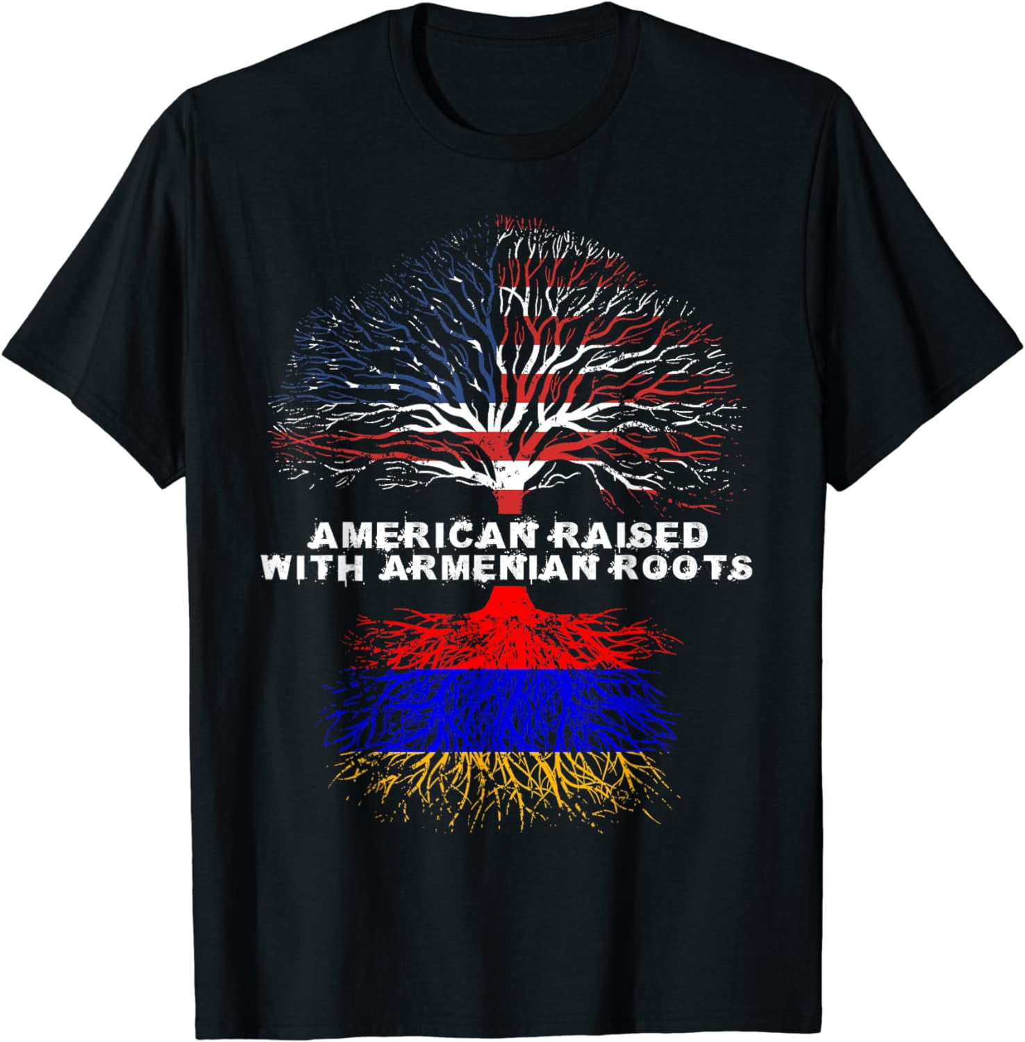 American Raised with Armenian Roots Armenia T-Shirt - Walmart.com