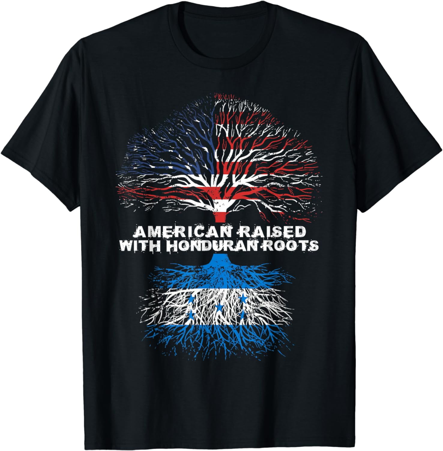 American Raised with Honduran Roots Honduras T-Shirt - Walmart.com