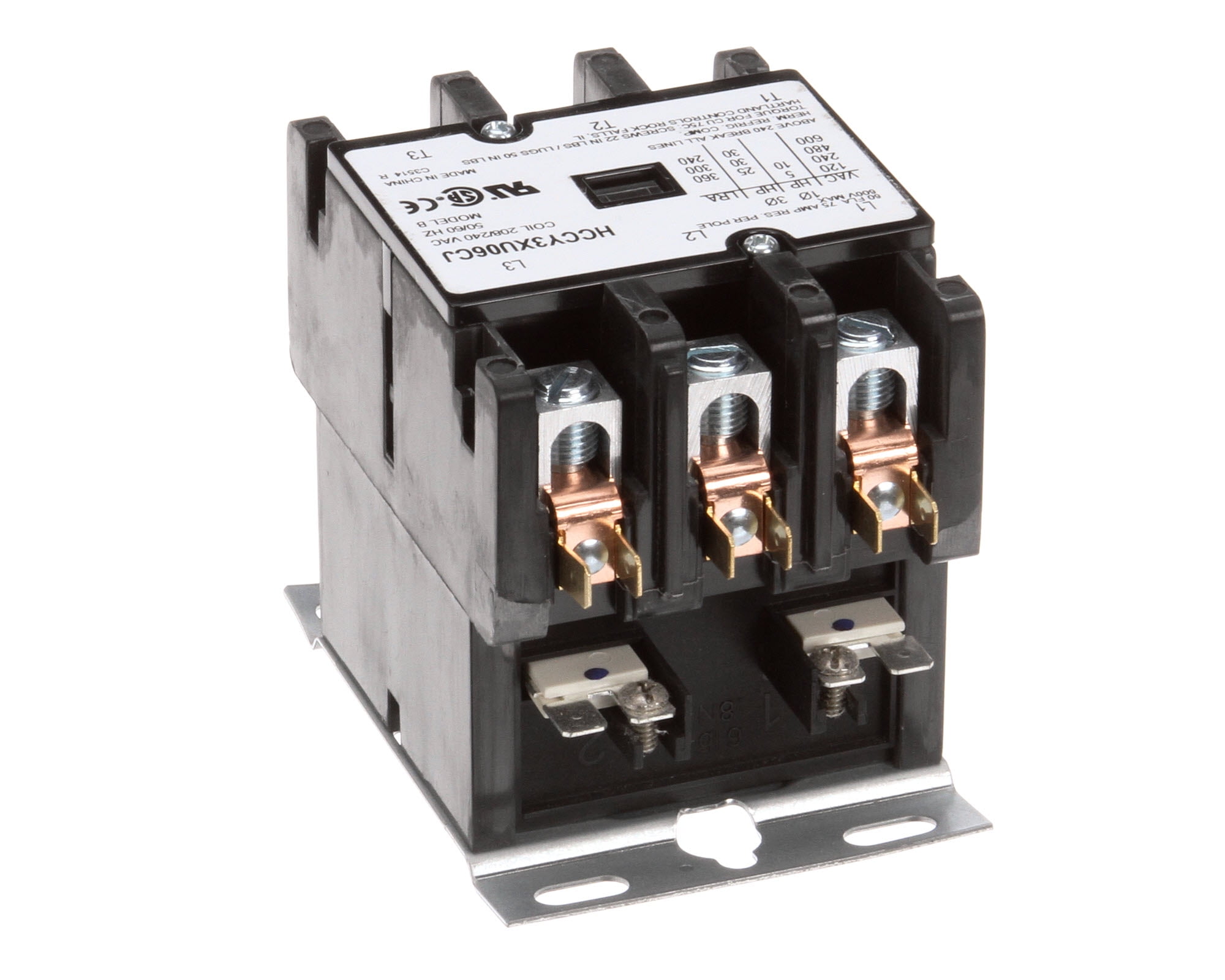 American Range A10077 Contactor, 3 Pole, 208-240VAC - Walmart.com