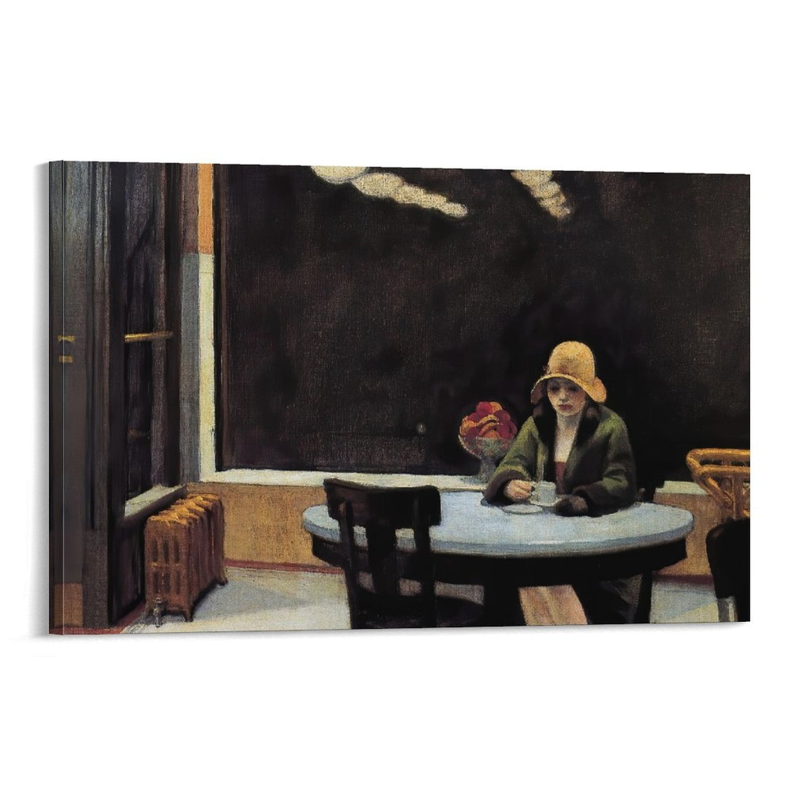 American Realist Painter Edward Hopper Automat Poster Print Photo Art ...