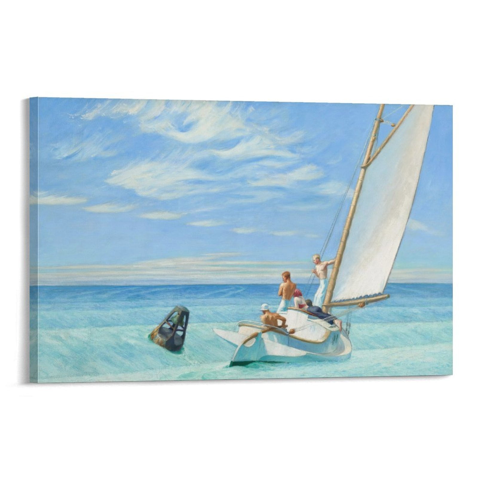 American Realist Painter Edward Hopper Ground Swell Poster Poster Cool ...