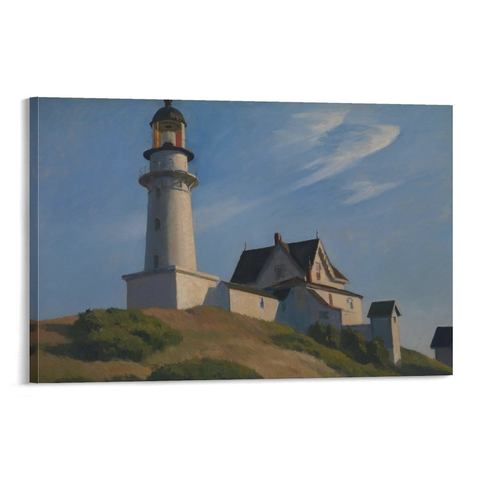 American Realist Painters Edward Hopper Lighthouse at Two Lights Poster ...