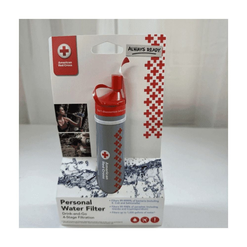 American Red Cross 4-Stage Water Filter - 6.7in Length - Walmart.com