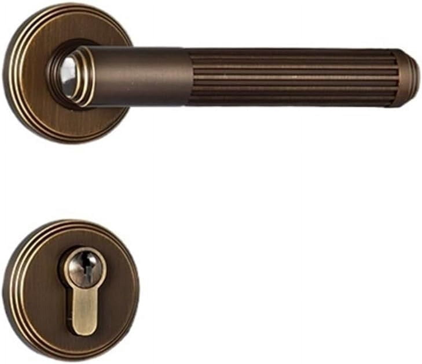 American Retro Simple Brass Door Lock French Light Luxury Indoor ...