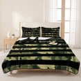American Retro Stars and Stripes Flag 3 Pieces Quilt Set,1 Quilt with 2 ...