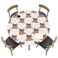 American Retro Style Round Fitted Table Cover Western Cowboy Boots Usa ...