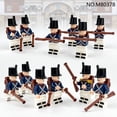 American Revolutionary War Blue Coats Custom Army Lot 12pcs M8037B ...