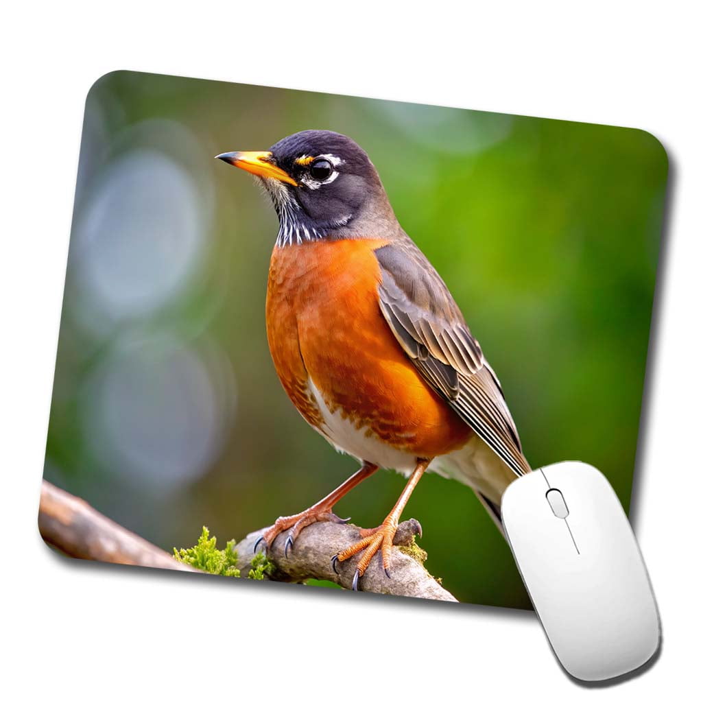 American Robin Backyard Bird Mouse Pad Low Profile Gaming Mat - Walmart.com