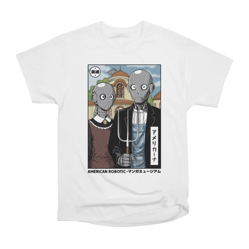 American Robotic T-Shirt Tee Gift For Him Merch For Her Apparel For ...