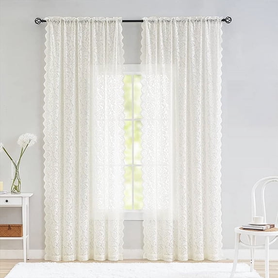 American Rod curtains, light-transmitting and non-transparent gauze ...