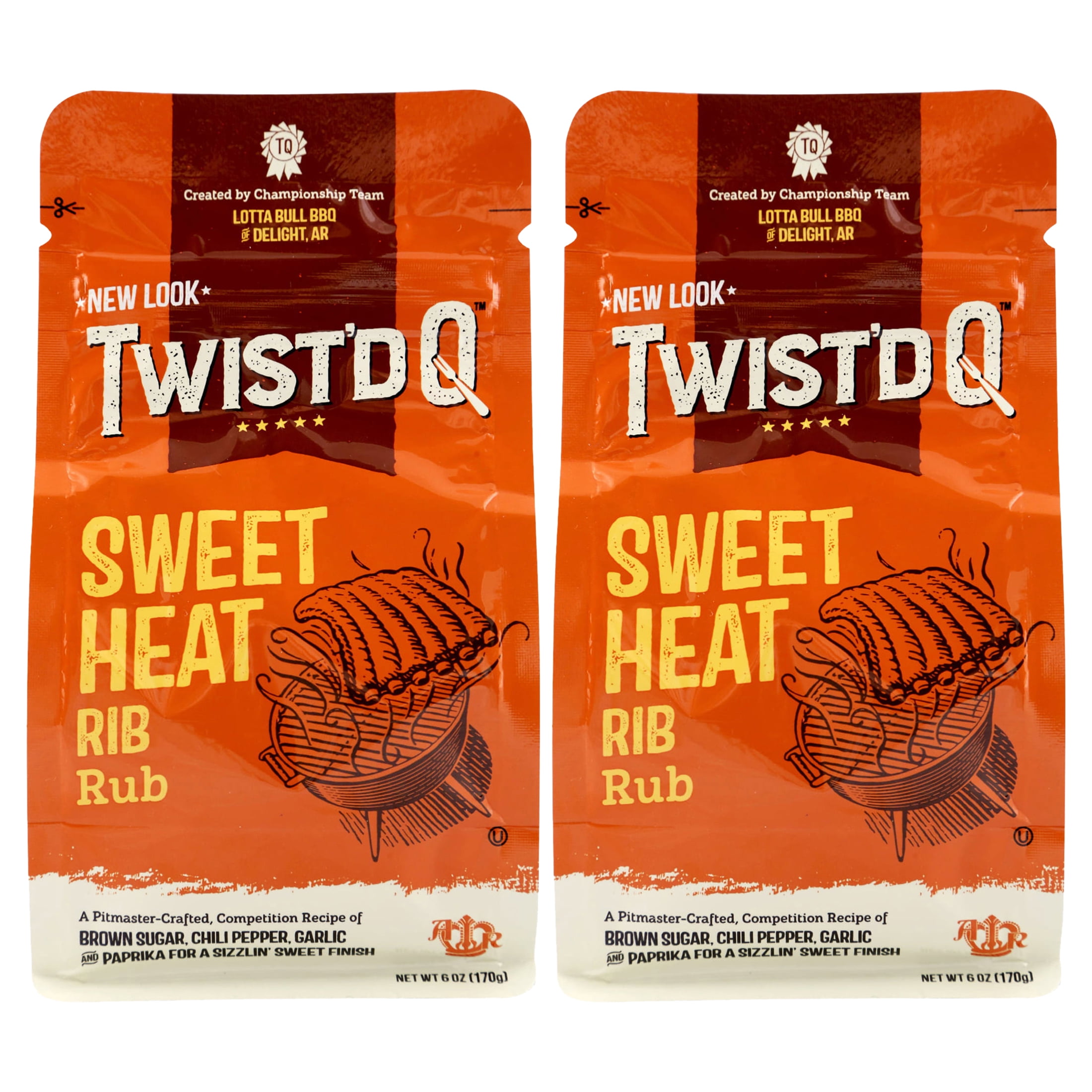 (2 pack) American Royal World Series of Barbecue Lotta Bull BBQ Rib Rub ...