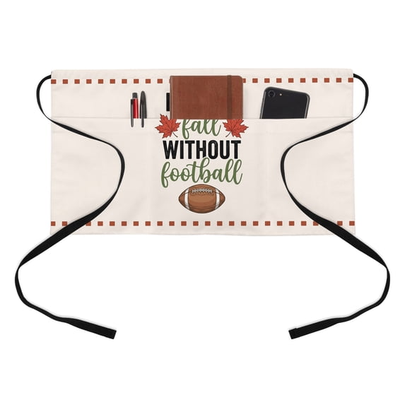 American Rugby Kitchen Restaurant Half Waist Apron, Fall Maple Leaf ...