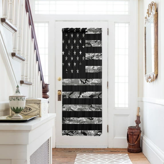 American Rustic Flag, Door Curtains for Door Window, French Sidelight ...