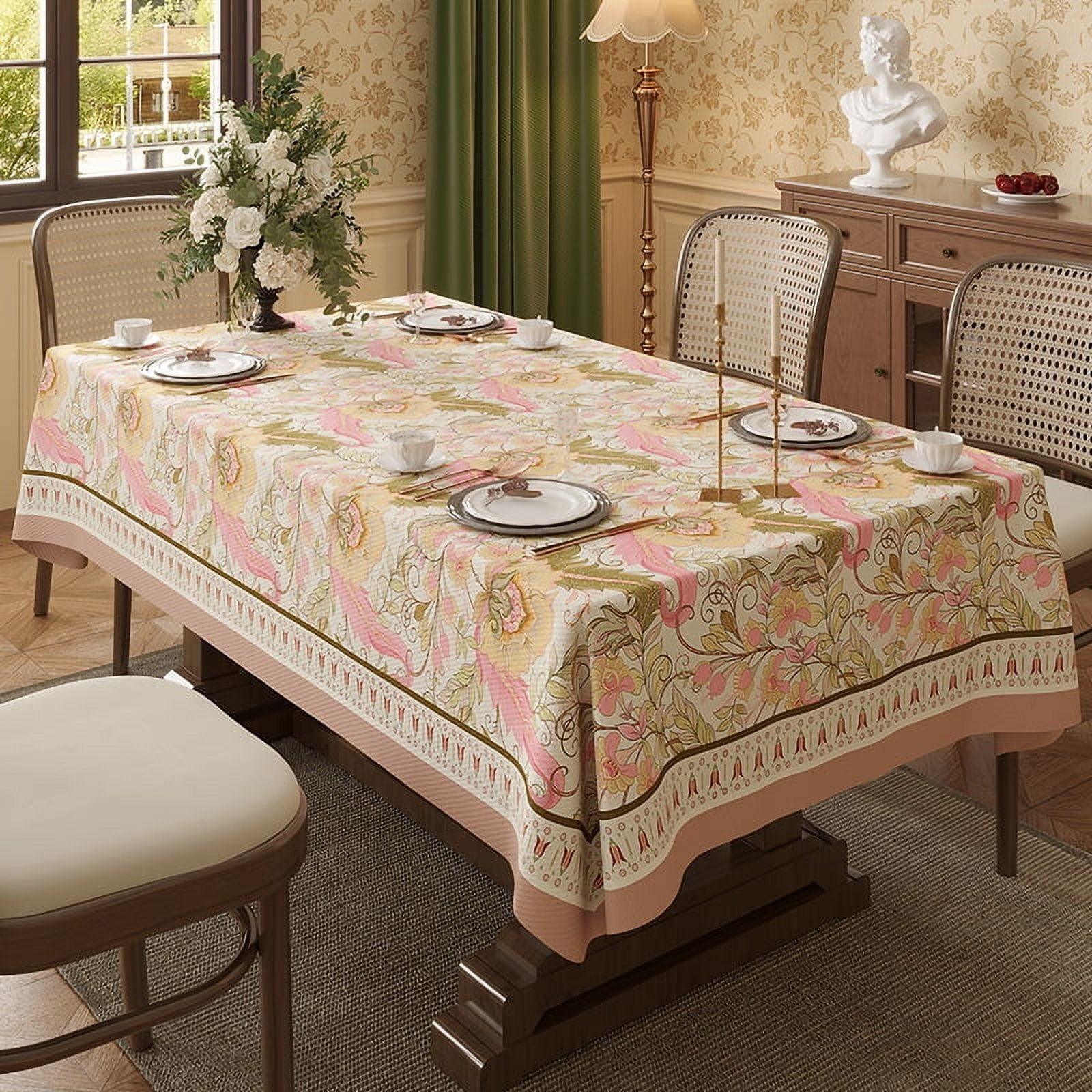 American Rustic Tablecloths For Rectangle Tables Waterproof,Table ...