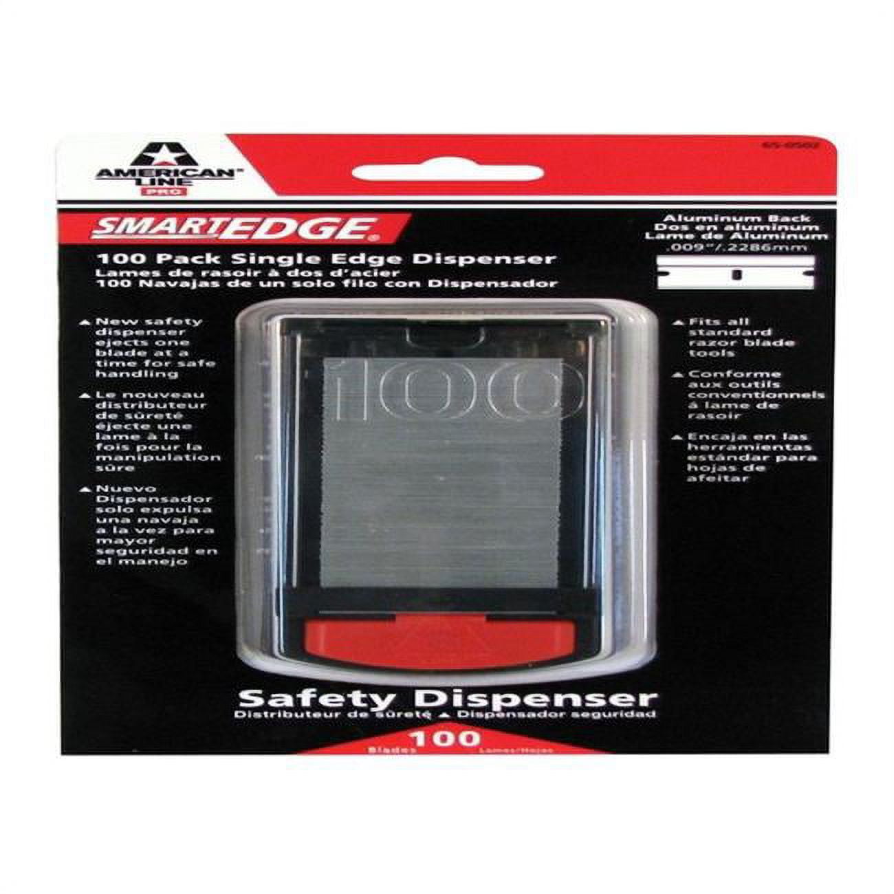 American Safety Razor Single Edge Razor Blades, With Pop-Up Safety ...