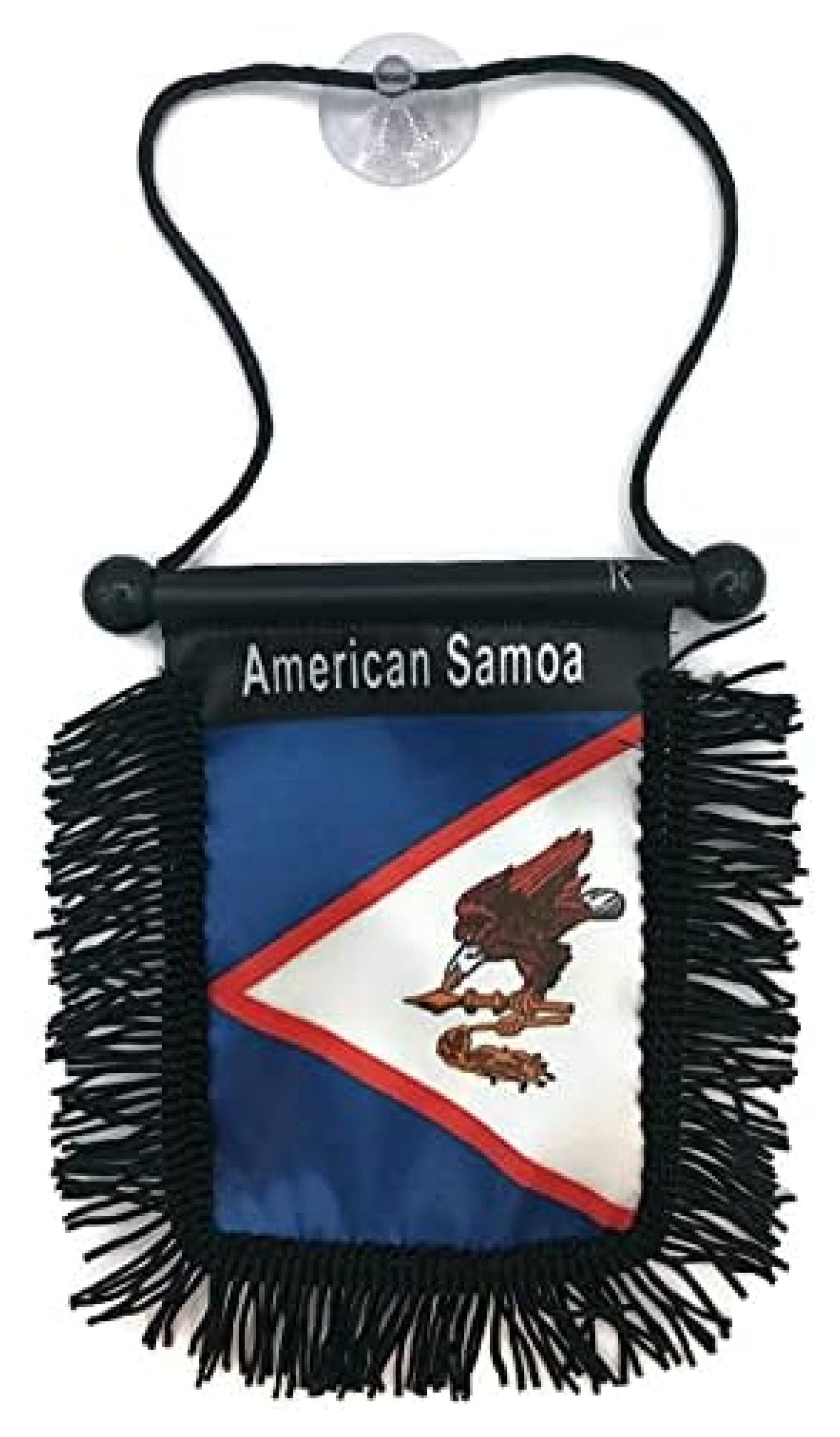 American Samoa Flag Rear View Mirror Car Accessory - 3x5 Inch Double ...