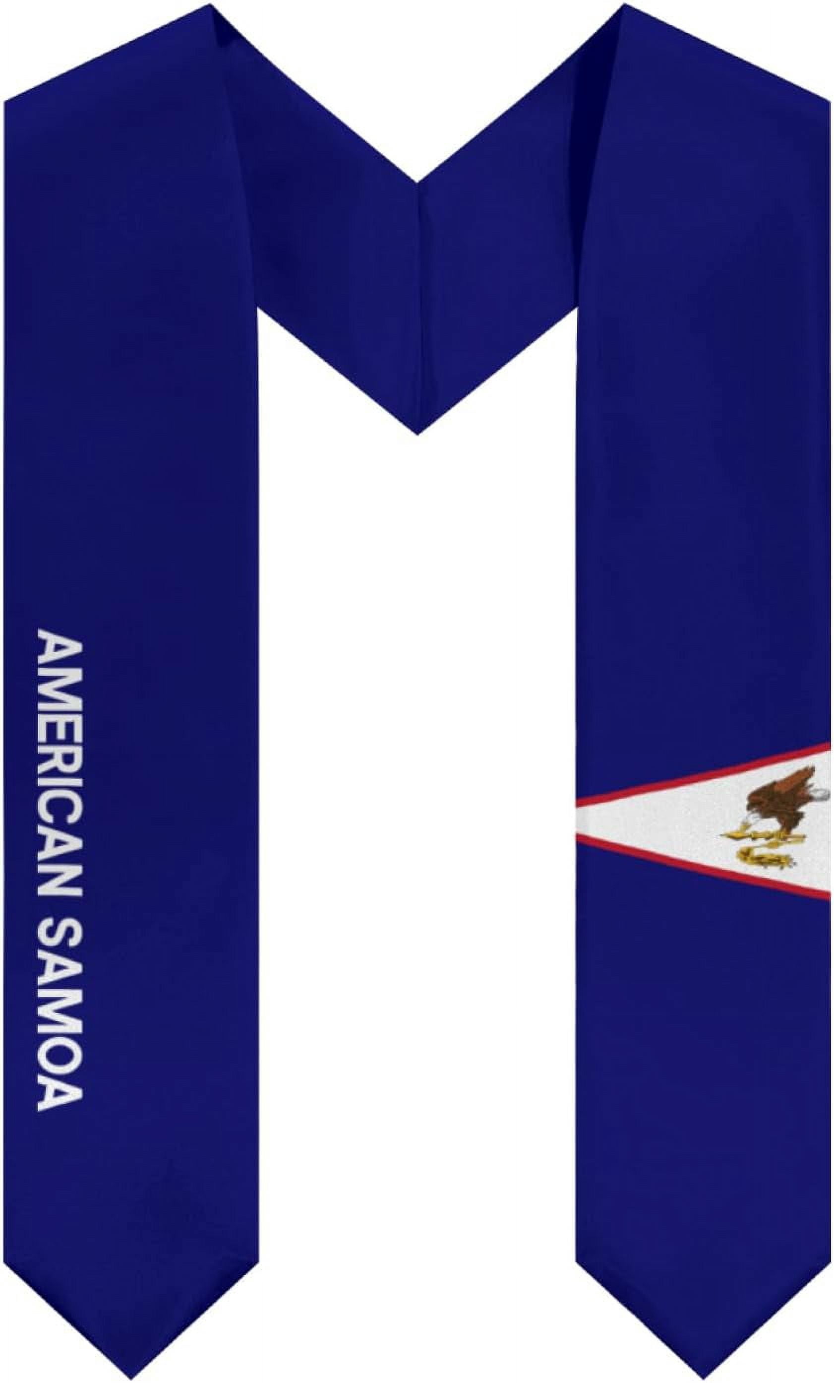 American Samoa Graduation Stole Shawl Sash Honor For Study Aboard ...