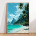 American Samoa National Park Tropical Pacific Coastline Art Unframed ...