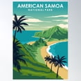 American Samoa National Park Vintage Travel Poster Wall Art Modern Wall ...