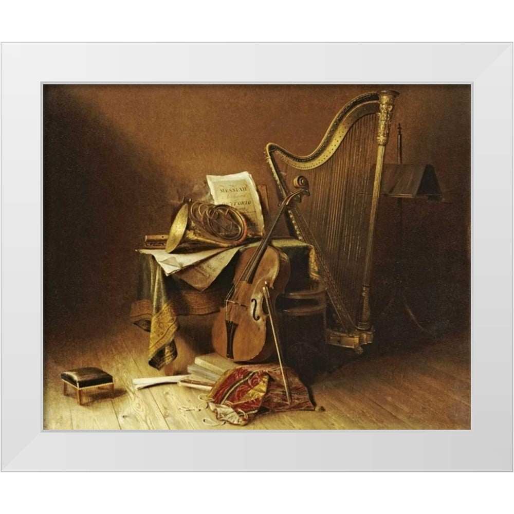American School 14x12 White Modern Wood Framed Museum Art Print Titled ...