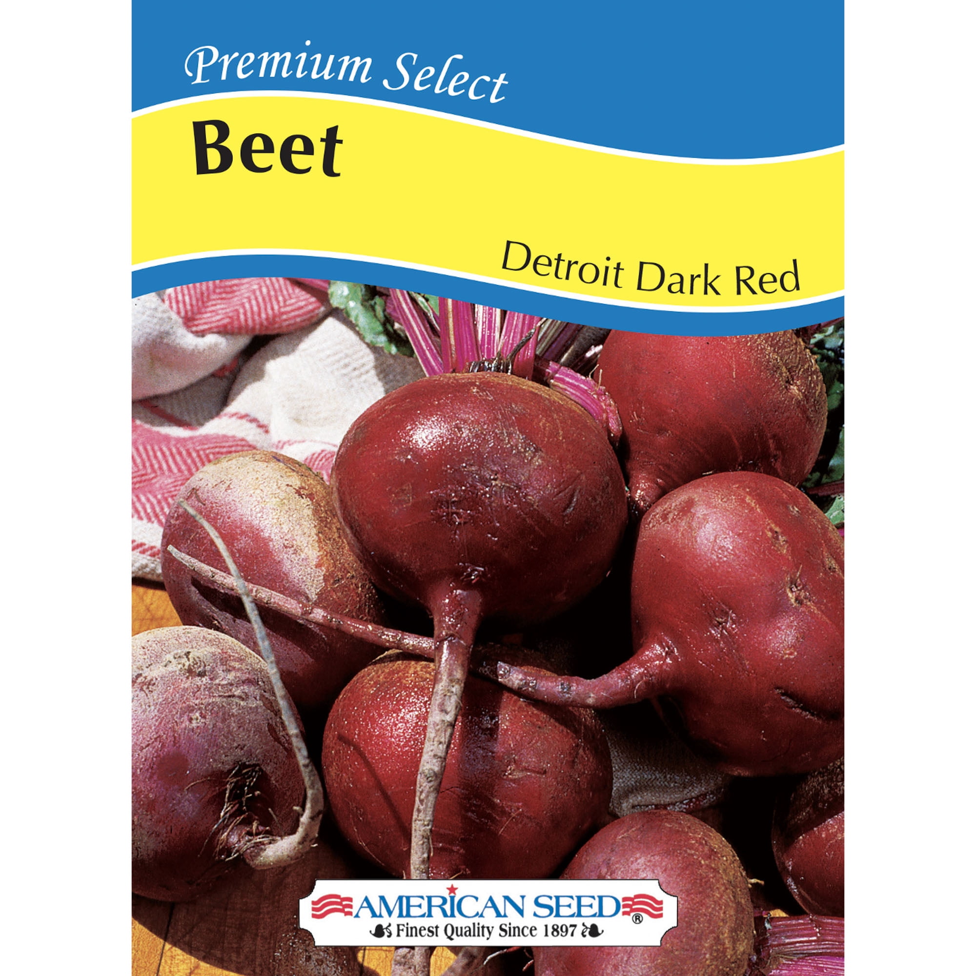 American Seed Beet Detroit Dark Red Annual Vegetable Seeds Full Sun ...