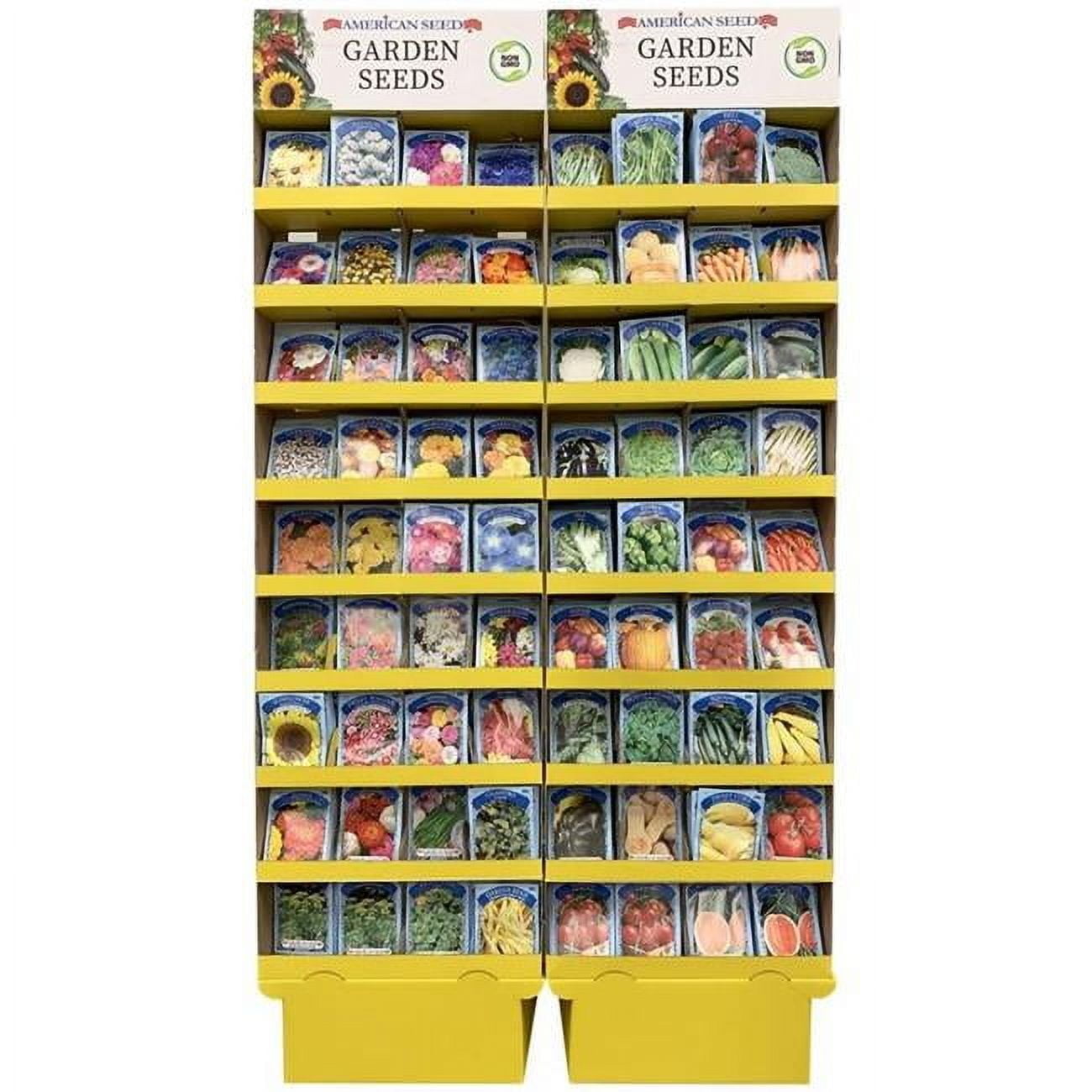 American Seed Green Garden Assorted Seed Display, Pack of 800 - Walmart.com