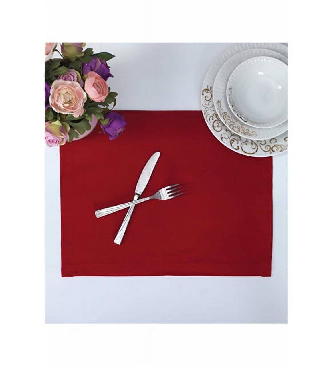 American Service Cotton Red Table and Salon presentation Supla 35x45 ...