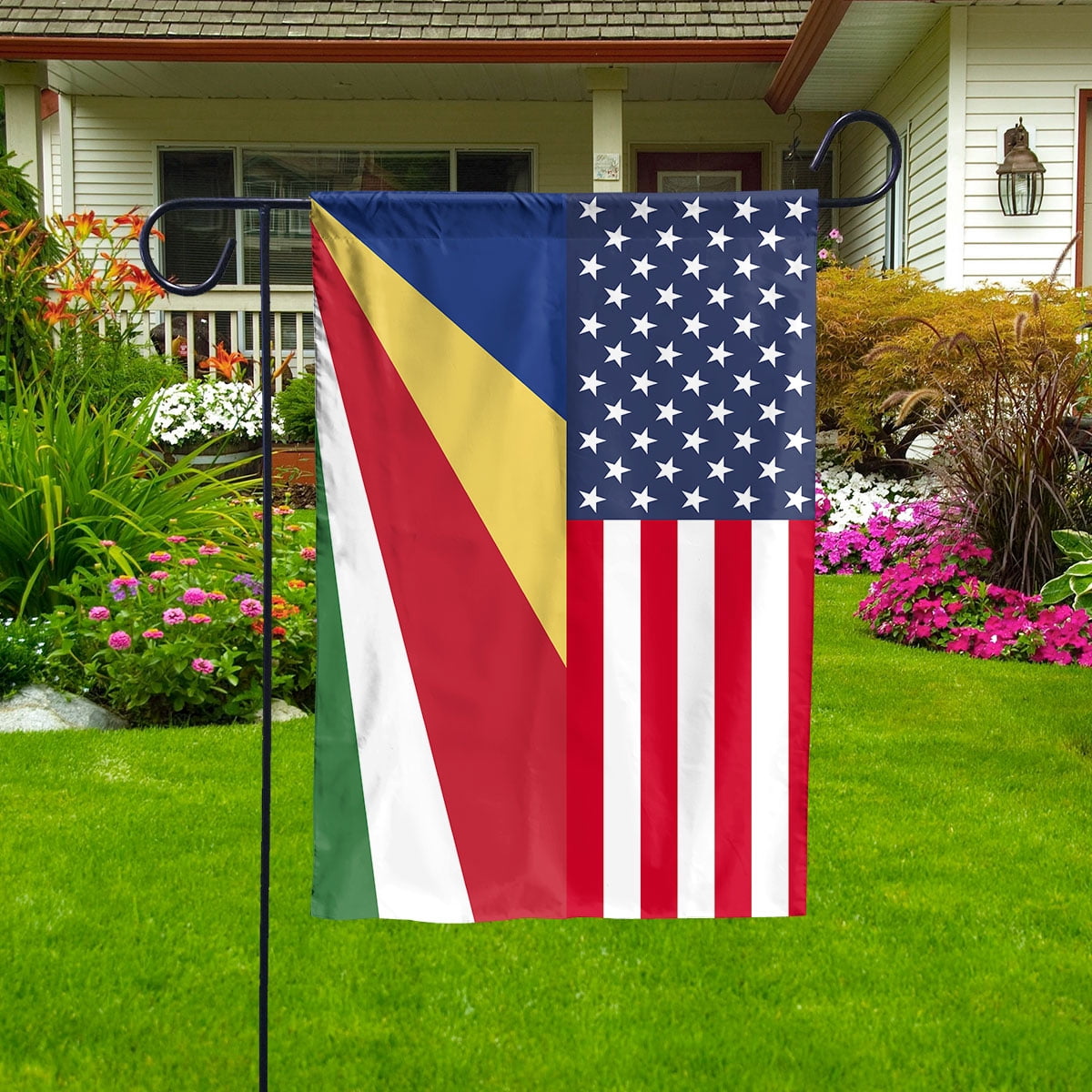American Seychelles Flag Seychellois Friendship U.S.A Memorial Day ...